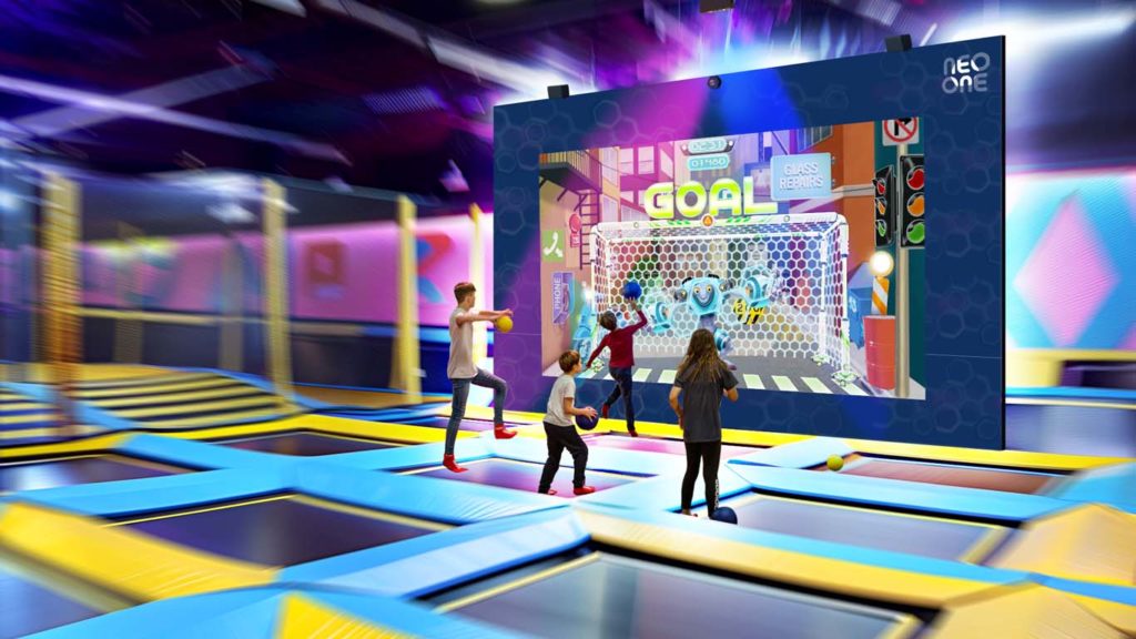 Neo-One interactive gaming wall - Neo Xperiences